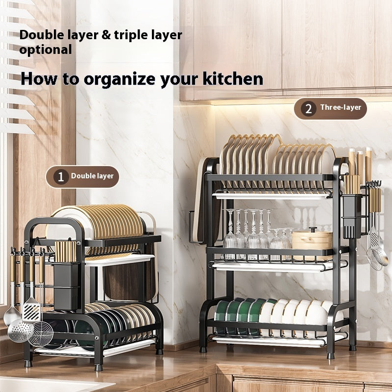 Kitchen Storage Bowl Dish Plate Storage Rack – Billies Inks